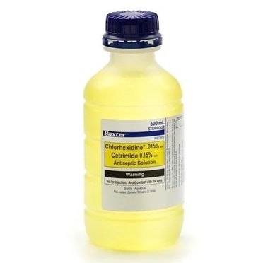 Baxter - Chlorhexidine 0.015% & Cetrimide 0.15% 消毒藥水 (黃水) | ADMS 安迪醫藥供應有限公司