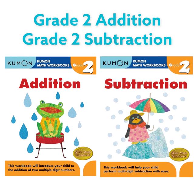 (B0179)KUMON Grade 2 Addition /Subtraction | 親子教具製作室Funteachingaids