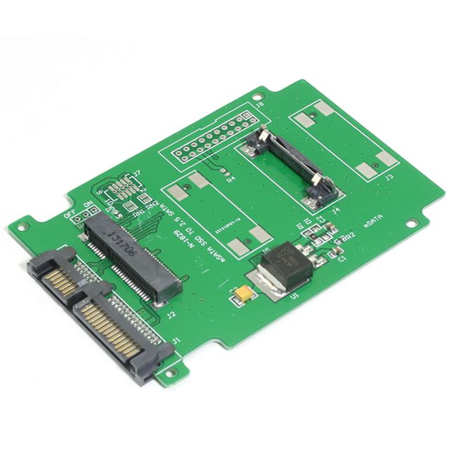 50mm mSATA SSD HD 到標準 SATA 替代 2.5" SATA 硬盤 適配器 轉換器 PC0094 | 屯團百貨 Tuenmall