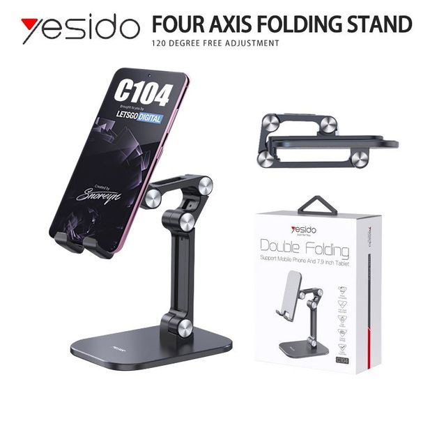 yesido C104四軸摺疊一體式手機平板支架 | Megatech
