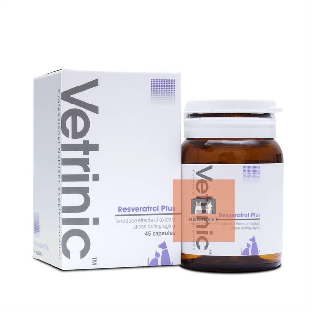 Vetrinic Resveratral Plus 45 capsules | MedicVet Online Petmacy