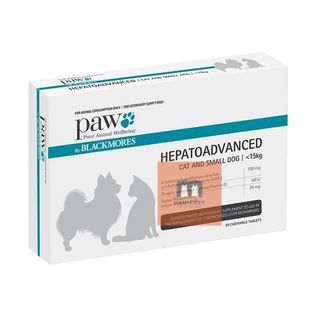 Paw Hepatoadvanced Liver Support Cat and Small Dog 100mg - 30粒 ...