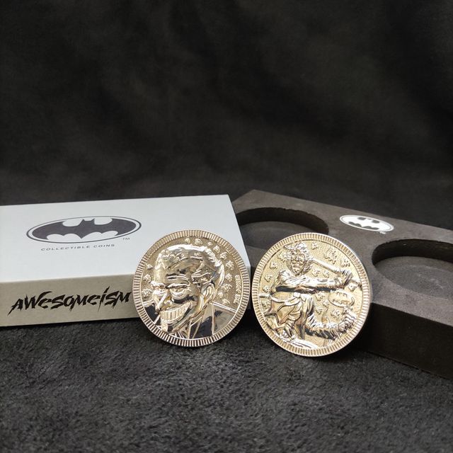Batman 蝙蝠俠系列 紀念幣 : The Joker Collectible Coins Set Silver (銀色) | Magneto