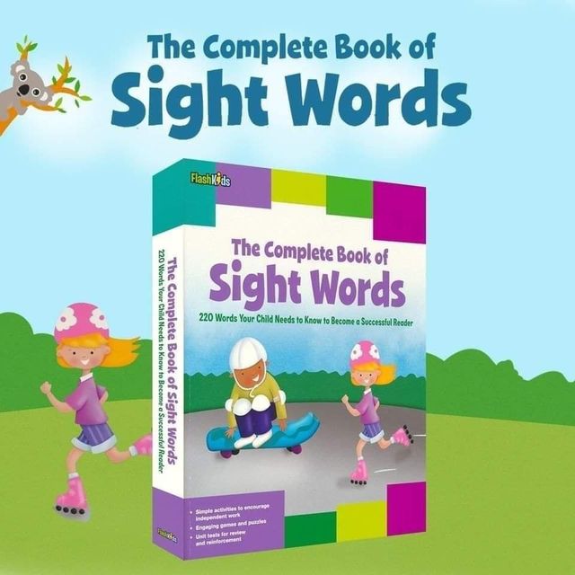 The Complete Book of Sight Words 220個常見高頻詞練習冊 | Sweetie baby