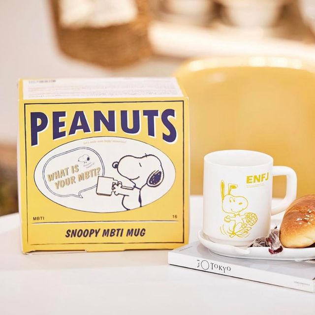 [Peanuts] Snoopy MBTI Mug Cup Set | Phoebechin 韓國代購