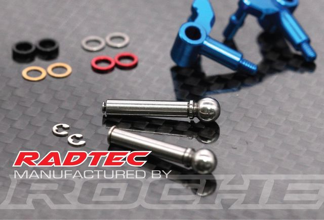 Radtec MINI-Z MR-04 ALUM STEERING KNUCKLE SET (1 Camber) PC-20008R /B ...
