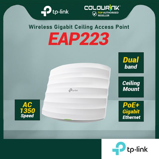 Tp link Eap223 AC1350 Wireless Gigabit Ceiling Mount Access Point ...