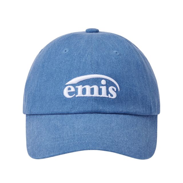 Emis NEW LOGO PIGMENT BALL CAP-BLUE | KAZUE