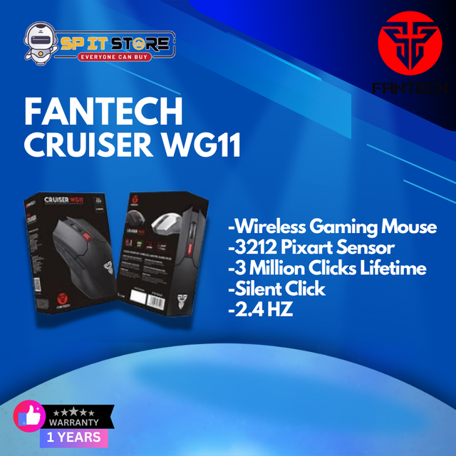 FANTECH CRUISER WG11 WIRELESS GAMING MOUSE | Sp IT Online Store