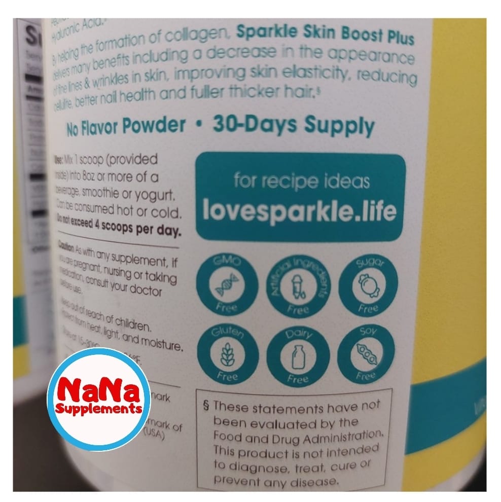 Sparkle Skin Boost Plus 生物活性膠原蛋白勝肽 Sparkle Verisol Hydrolyzed Collagen ...