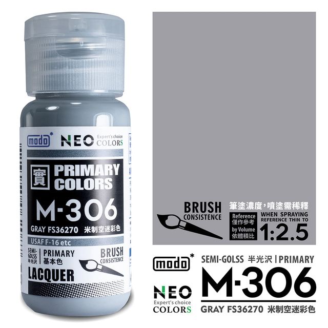MODO GRAY FS36270米制空迷彩色 (30ml) M306 | KIT's Hobby 傑昇模型