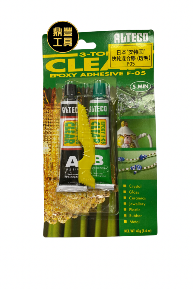 日本 ALTECO 混合膠水 透明色 | 鼎豐工具 Ding Fung Tools Limited