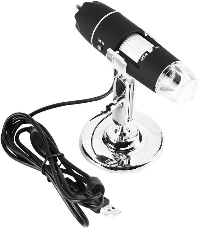HD USB Digital Microscope With Stand 電子顯微鏡 (500x、1000x、1600x ...