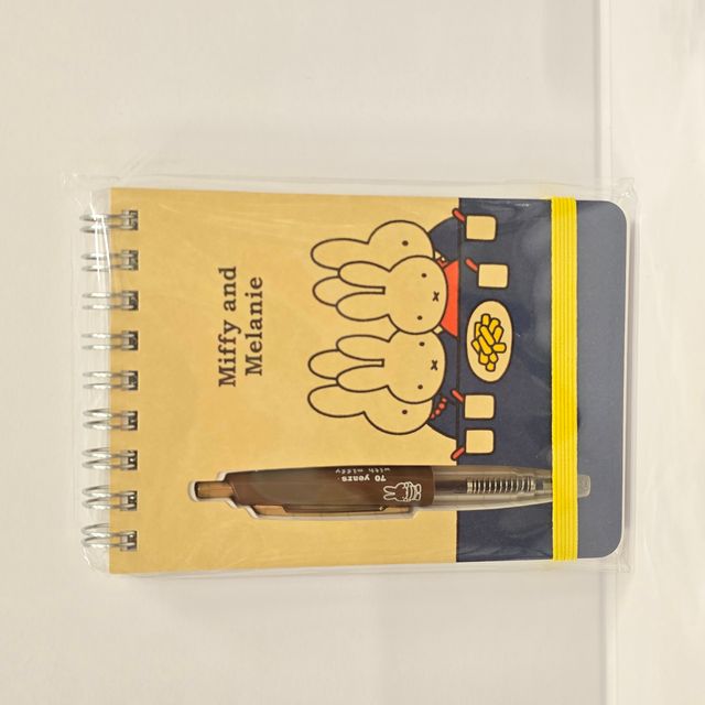 miffy 70週年 展覽限定 notebook with pen dinner | Nakakai