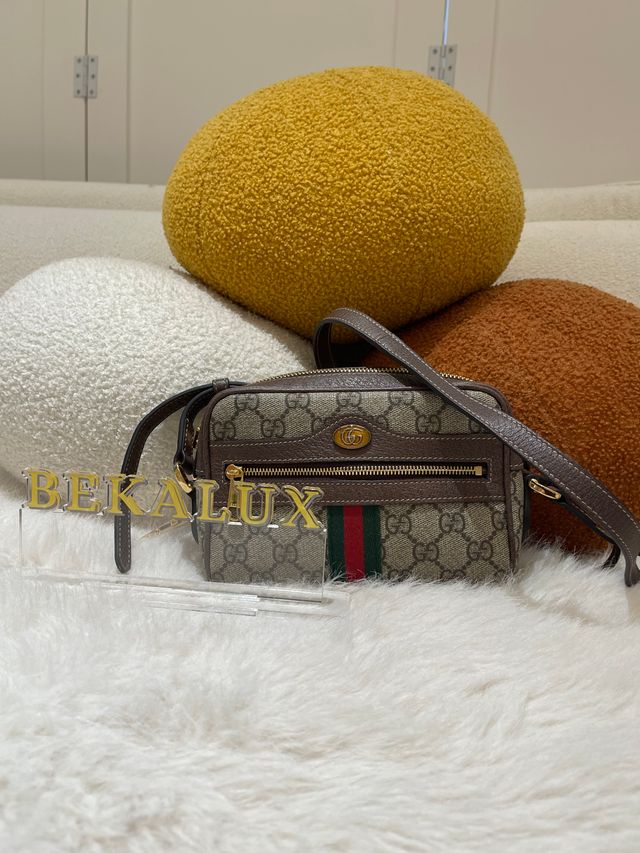 Pre-owned Gucci GG Supreme Ophidia Monogram Crossbody Product Code: 25041502 | BEKA.LUX