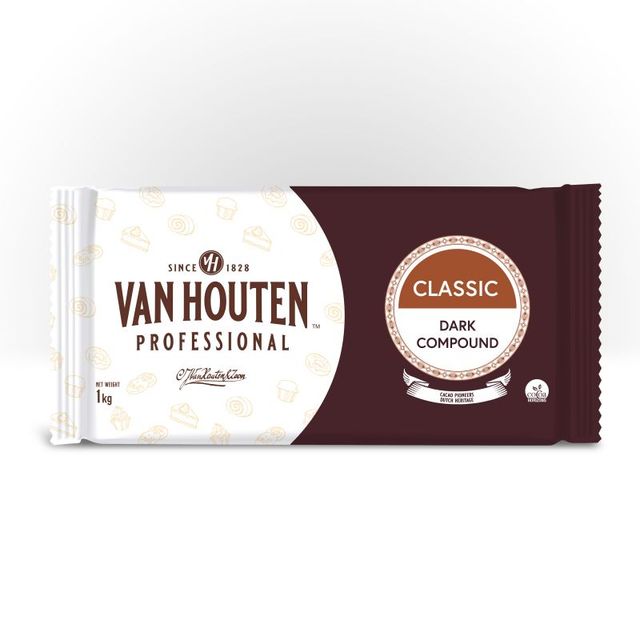 Van Houten Dark Compound Block 1kg | Jadan Food & Beverage Supplies Sdn ...
