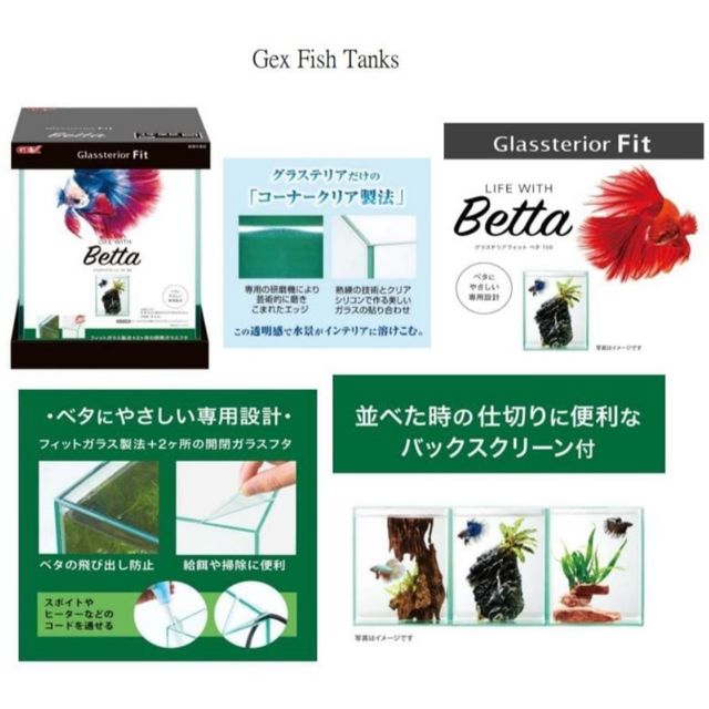 Gex Glassteria Fit Betta 150 | 海之森水族