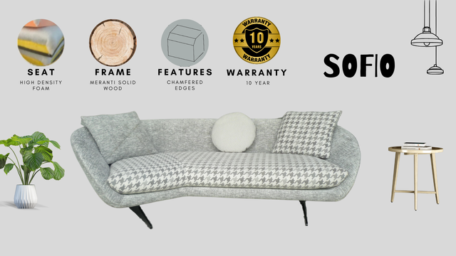 SOFIO L-SHAPED SOFA | Moretti Collection