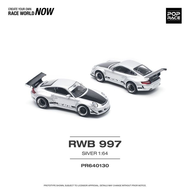 (預訂 Pre Order) Poprace (PR640130) RWB 997 SILVER | S99.store