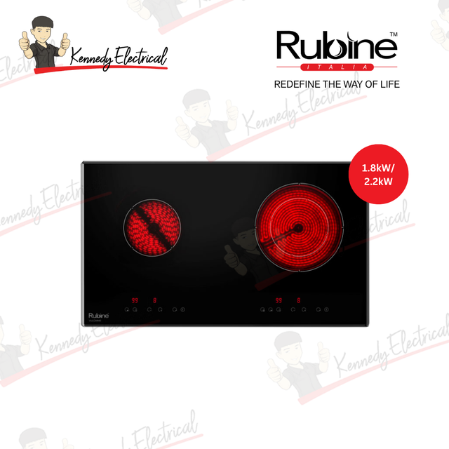 Rubine Cooker Hob RCE-VULCAN40-BL | Kennedy Electrical & Electronic Sdn Bhd