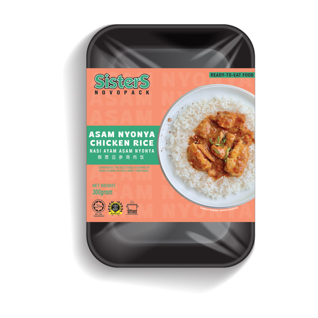 Halal SisterS Asam Nyonya Chicken Rice [INSTANT READY TO EAT MEAL] - NO ...