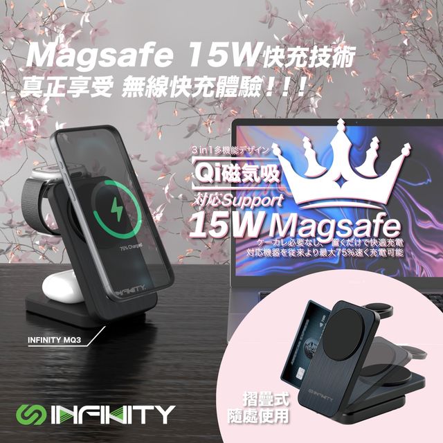 Infinity MQ3 全球最細 15W Magsafe | Y&W Shop