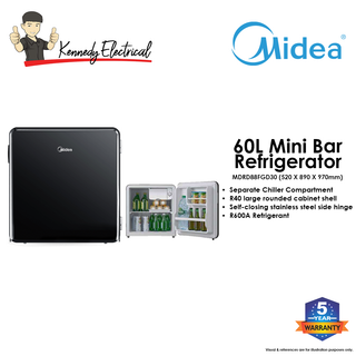 Midea 60L Mini Bar Refrigerator MDRD88FGD30 | Kennedy Electrical ...