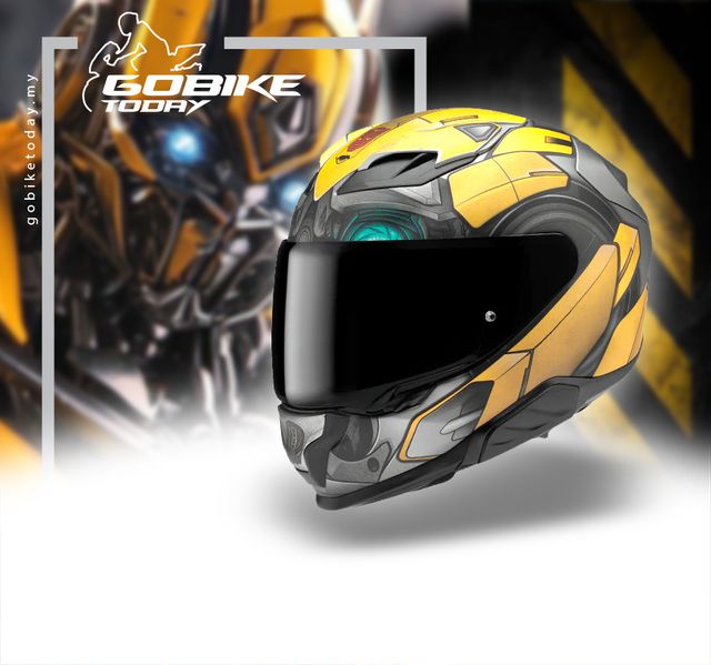 HJC F71 Bumblebee Helmet – Sport Touring Full Face