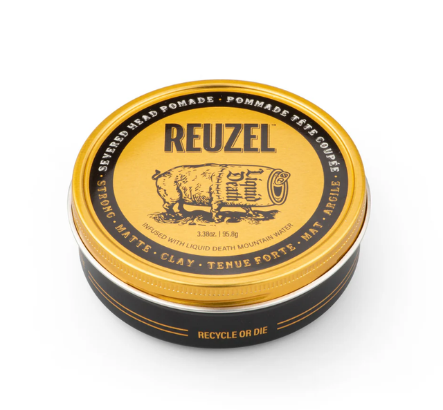REUZEL X LIQUID DEATH – Severed Head Strong Hold Clay Pomade 超強啞色髮泥 3 ...