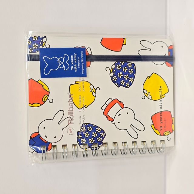 miffy 70週年 展覽限定 Rollbahn notebook M 975 | Nakakai