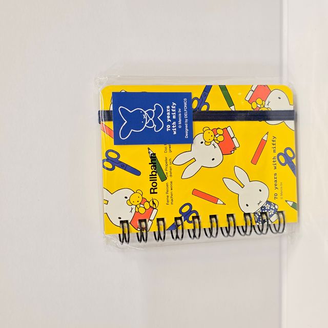 miffy 70週年 展覽限定 Rollbahn notebook S 972 | Nakakai