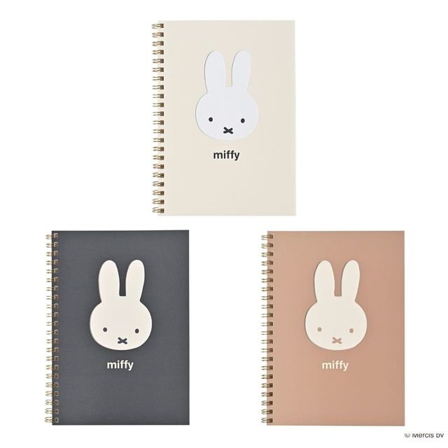miffy face B5 notebook EB345 | Nakakai