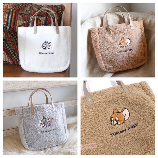 日本預訂📍Tom and Jerry MOCO MOCO系列 - 毛毛手提袋 | Japanchoo530