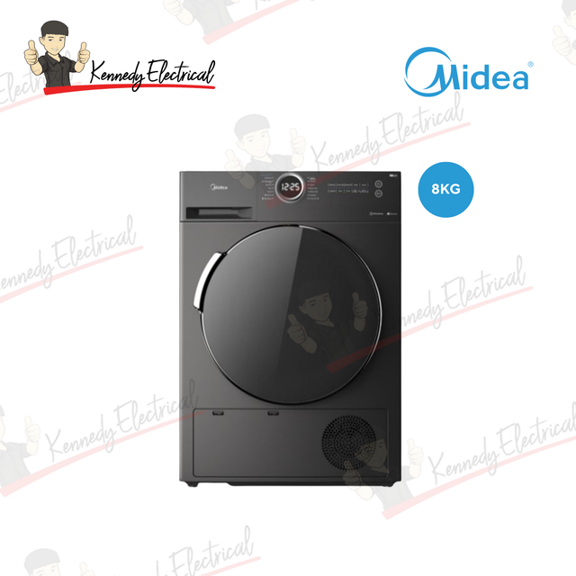 Midea 8.0kg Condenser Dryer Black (MD200C80W) | Kennedy Electrical ...