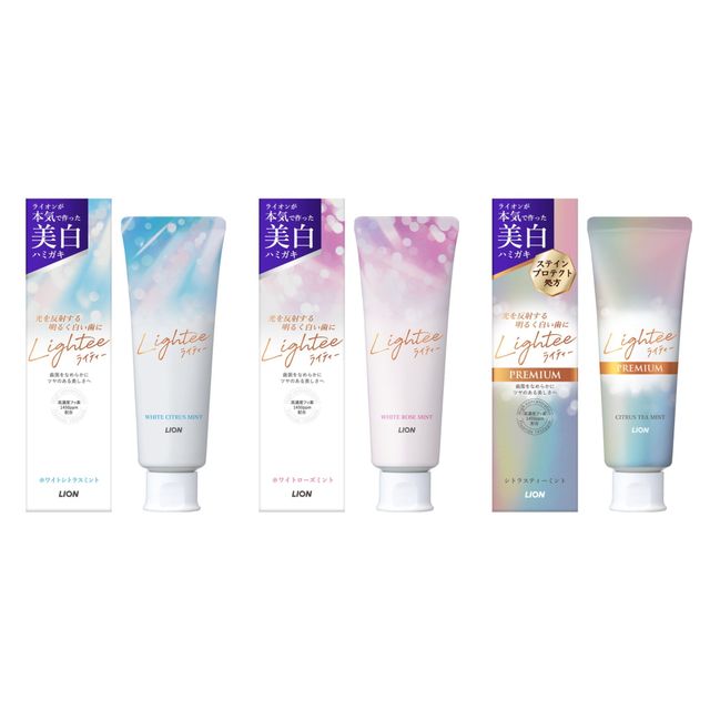 日本LION Lightee 首創多功能光感美白牙膏 100g 3種選擇 | 日本熊代購
