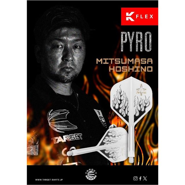 K-FLIGHT SYSTEM K-FLEX PYRO 星野光正 Model Standard | Exclamation Darts Shop