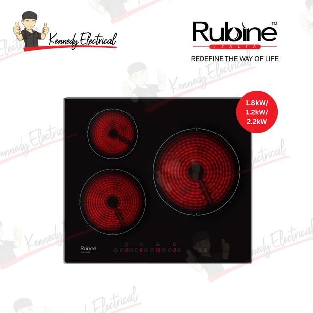 Rubine Cooker Hob RCE-VULCAN52-BL | Kennedy Electrical & Electronic Sdn Bhd