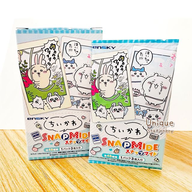Chiikawa ちいかわ 日本製 ENSKY 第一彈 SNAPMIDE 收藏卡 (盲抽 隨機發貨 / 原盒16包) 649814 ...