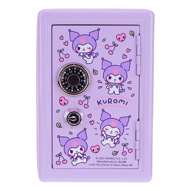 Kuromi Metal Safe Bank (Double Lock) 直身夾萬 | Manis E-shop