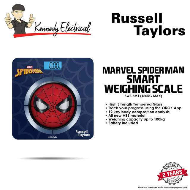 Russell Taylor MARVEL SPIDER MAN SMART weighing scale BWS-SM1 | Kennedy ...