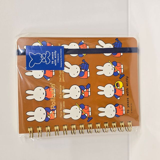 miffy 70週年 展覽限定 Rollbahn notebook M 974 | Nakakai