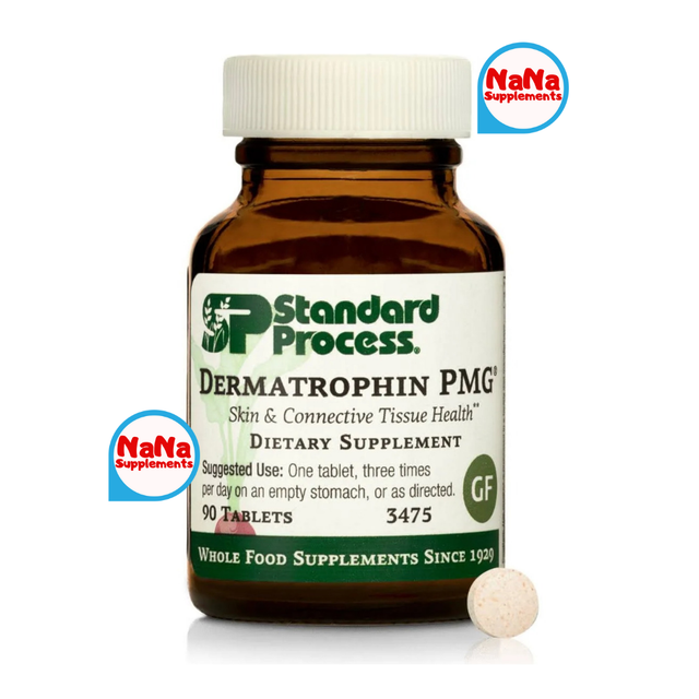 Standard Process Dermatrophin PMG 90 Tablet 可能或有助於快速消除痘痘, 暗瘡, 疤痕, 修復消炎 ...