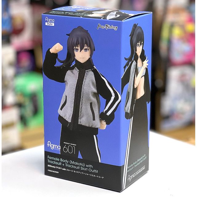 (日版) Max Factory figma 601 Styles 女性body (Makoto) with 運動服 運動褲 + 運動裙裝 ...