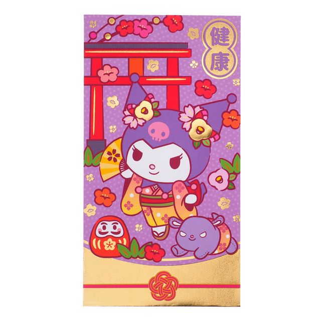 Kuromi CNY Red Pocket (4pcs./ Pack) "喜慶相伴迎新春" 特大利是封 (4個/包) | Manis E-shop