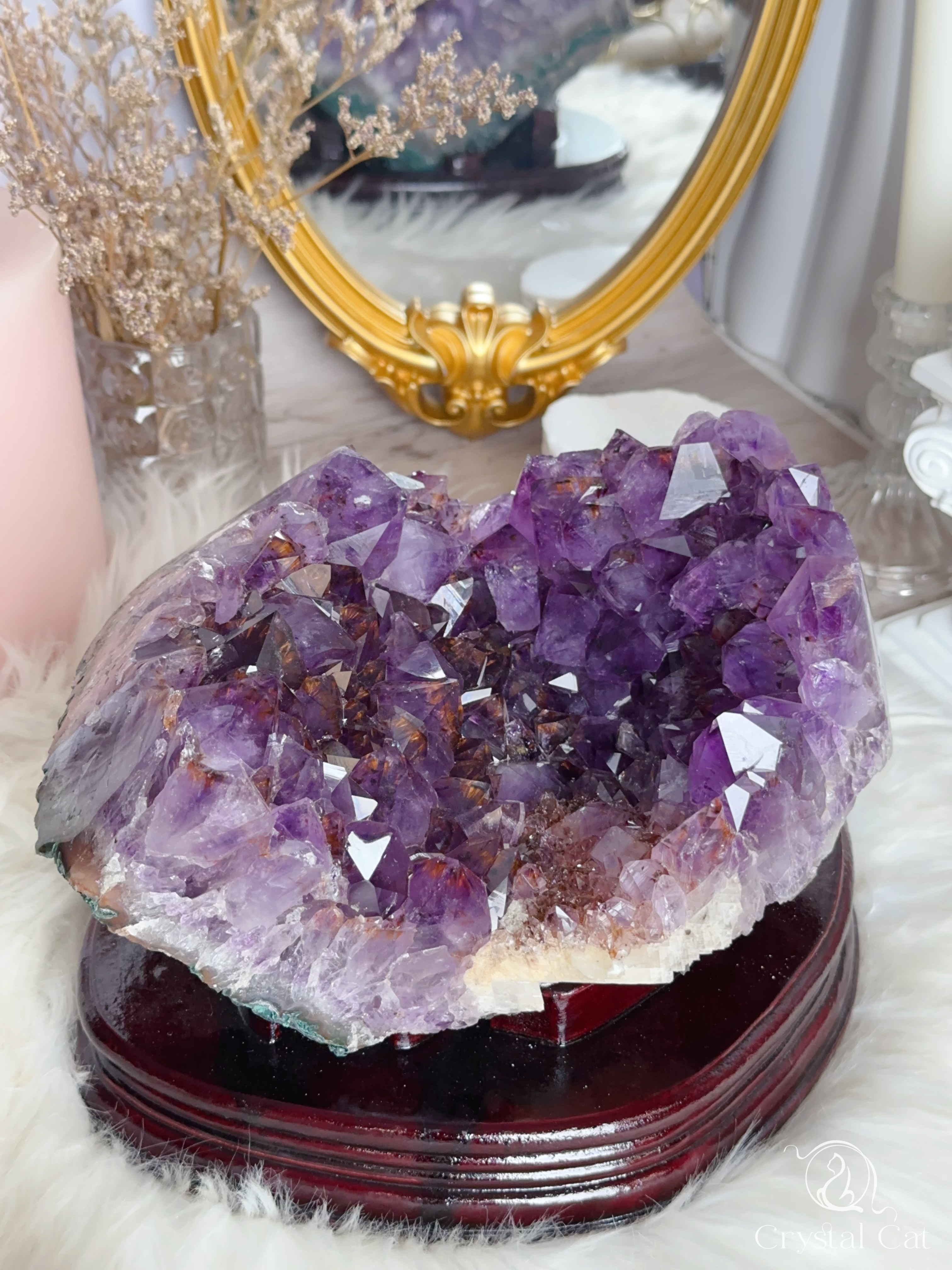 紫鈦晶(Amethyst Rutilated Quartz) | Crystal Cat 紫鈦晶(Amethyst Rutilated Quartz) | Crystal Cat