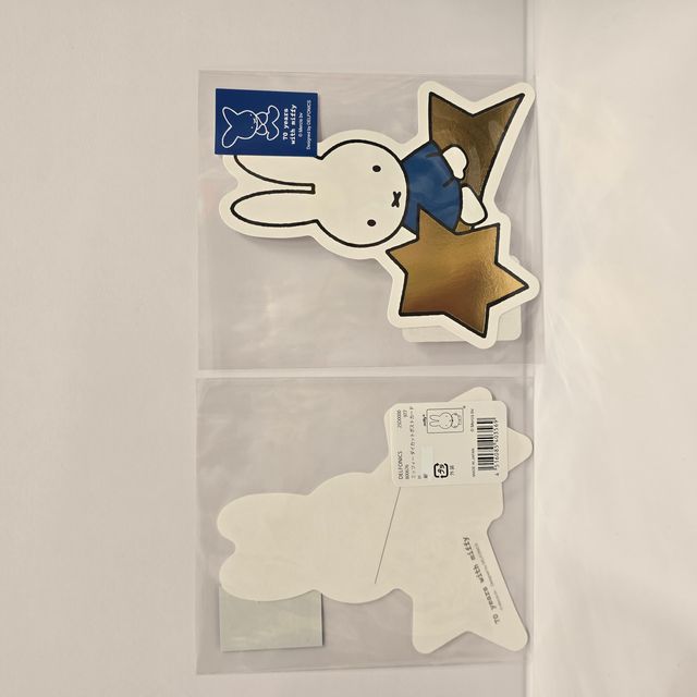 miffy 70週年 展覽限定 燙金 postcard 977 | Nakakai