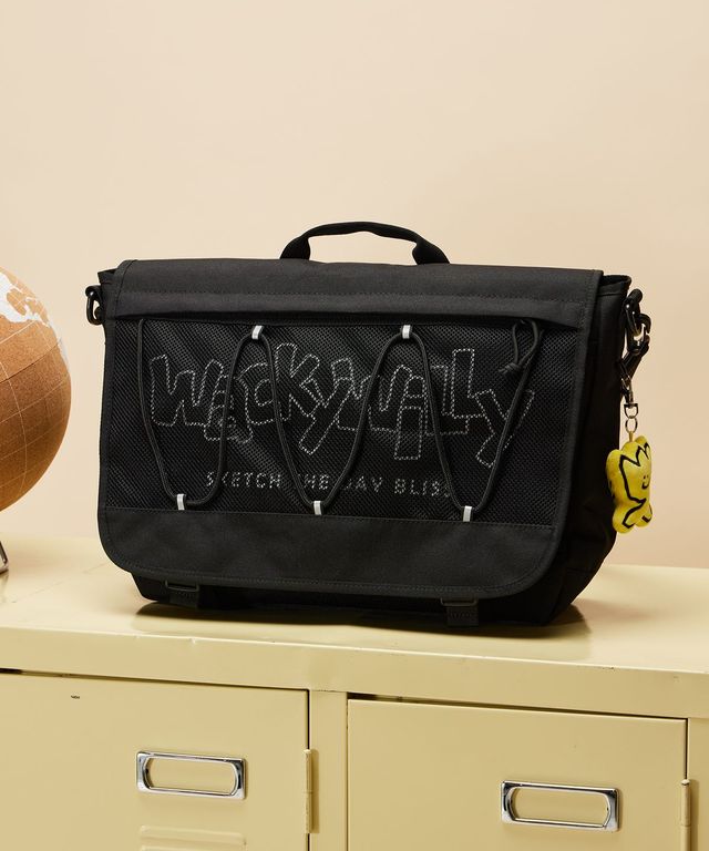 🇰🇷訂購｜WACKY WILLY 25SS｜Mesh String Messenger Bag | AnyNOID