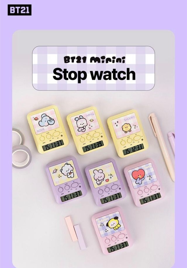 BT21 Minini 多功能計時器 | 韓國代購 by 韓國人妻 Rabbit Picks