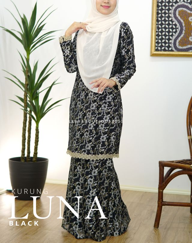 KURUNG MODEN LUNA | Leeha Klasik