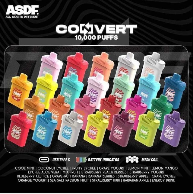 ASDF CONVERT 10000 PUFF CARTRIDGE | 99 Vape Marts